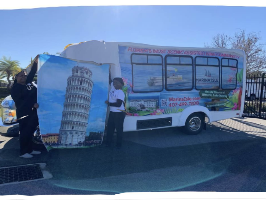 Senior Bus Services | Marina Isle Waterfront Assisted Living